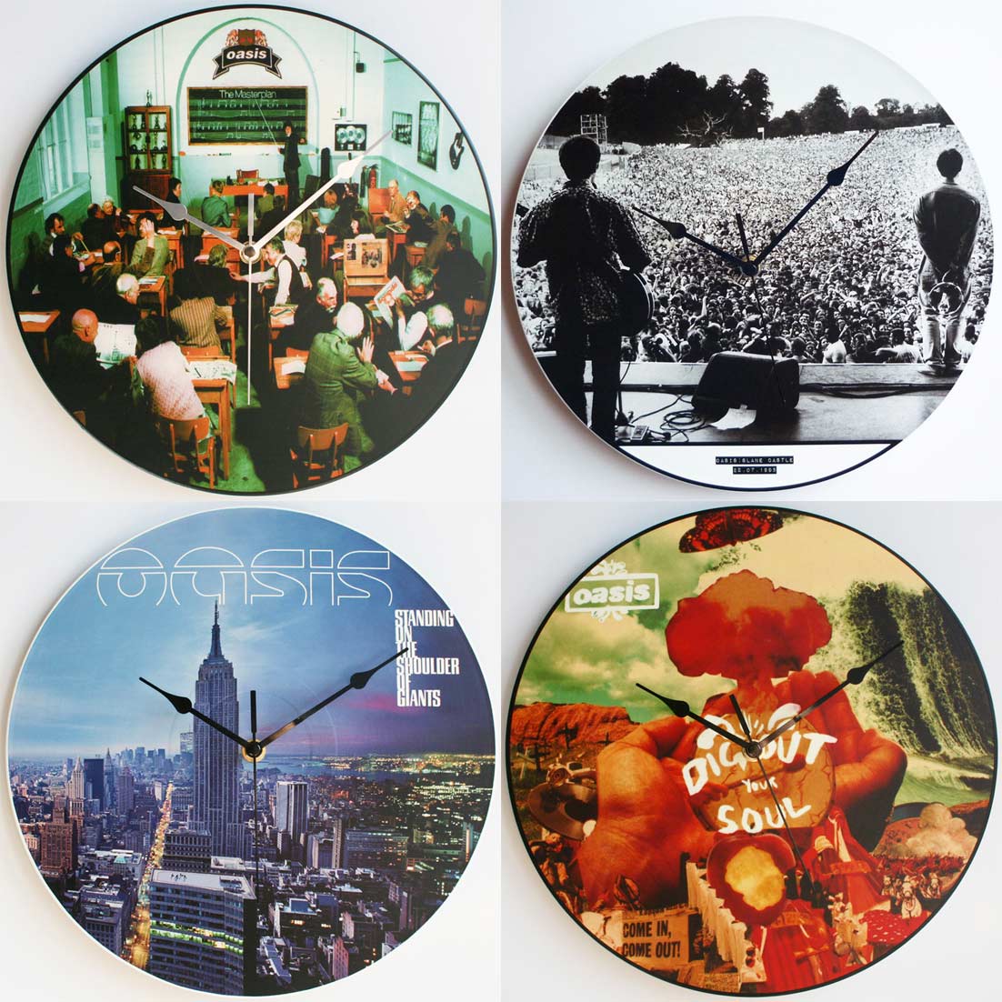 Oasis – Be Here Now CD Art – 12″ LP Vinyl Record Wall Clock | The ...