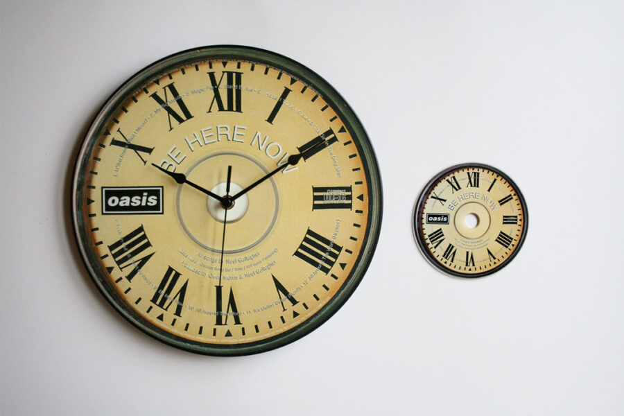 Oasis – Be Here Now CD Art – 12″ LP Vinyl Record Wall Clock | The ...