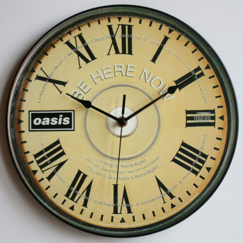 Oasis – Be Here Now CD Art – 12″ LP Vinyl Record Wall Clock | The ...