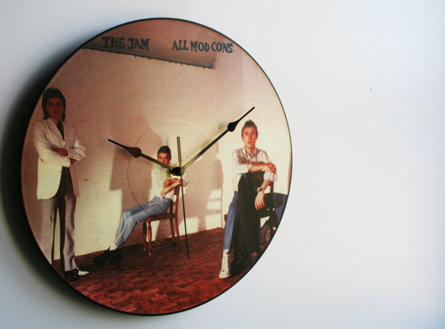 The Jam Collection – 12″ LP Vinyl Record Wall Clocks | The Records Ticking