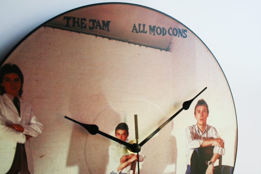 The Jam Collection – 12″ LP Vinyl Record Wall Clocks | The Records Ticking