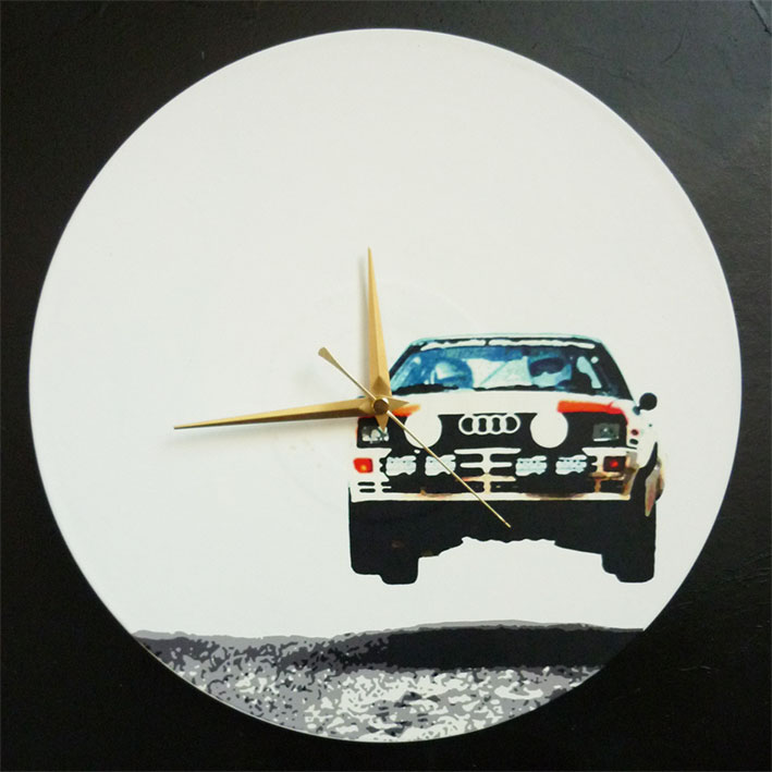 ‘1982 Audi Quattro Rallye Car’ – 12″ Vinyl Record Wall Clock | The ...