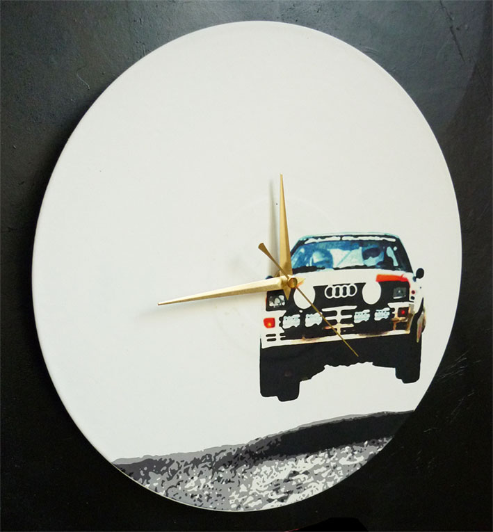 ‘1982 Audi Quattro Rallye Car’ – 12″ Vinyl Record Wall Clock | The ...