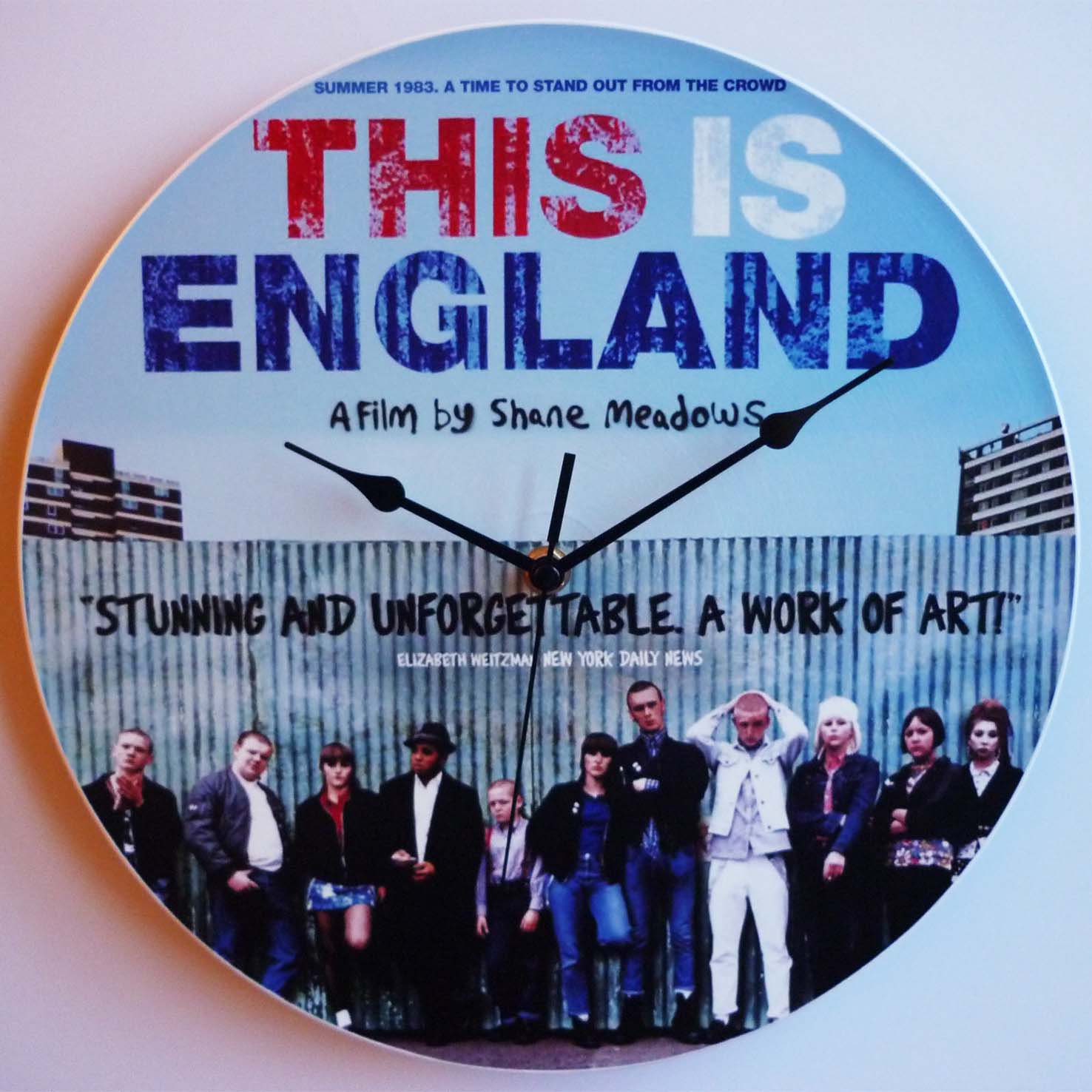 This Is England (2006) – 12″ Vinyl Record Wall Clock | The Records Ticking