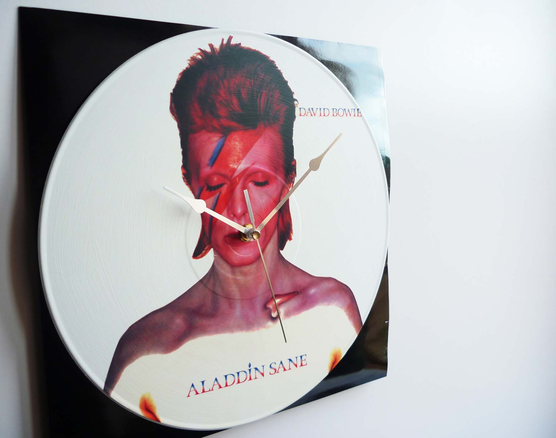 David Bowie – Aladdin Sane – 12″ LP Vinyl Record Handmade Wall Clock ...