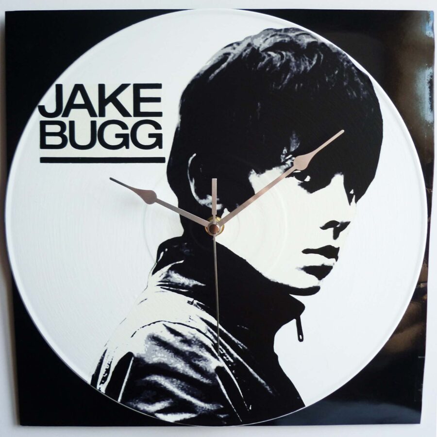 ‘Jake Bugg’ – 12″ Vinyl Record Wall Clock – £19.99 | The Records Ticking