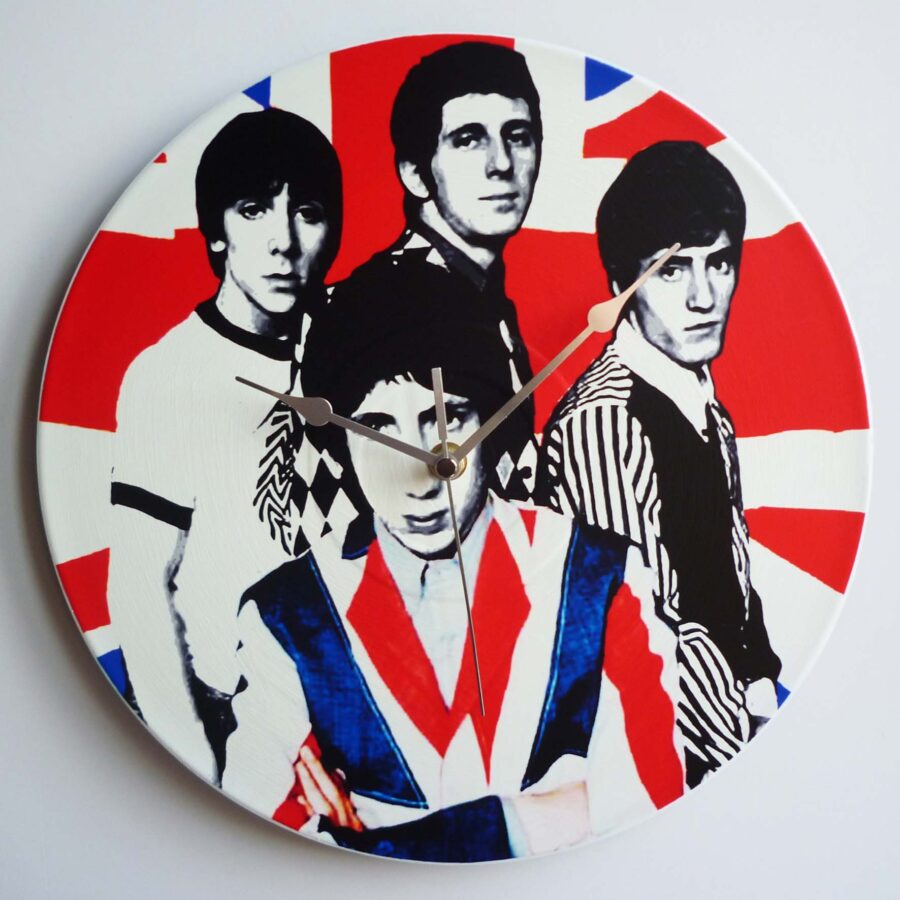 ‘The Who’ – 12″ Vinyl Record Wall Clock | The Records Ticking
