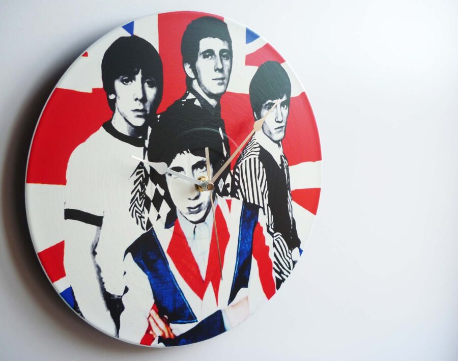 ‘The Who’ – 12″ Vinyl Record Wall Clock | The Records Ticking