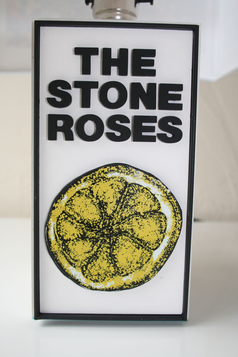 Handmade ‘The Stone Roses Lemon Lamp + Album or Single Artwork ...