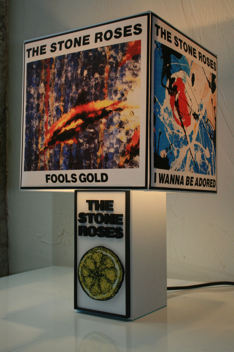 Handmade ‘The Stone Roses Lemon Lamp + Album or Single Artwork ...