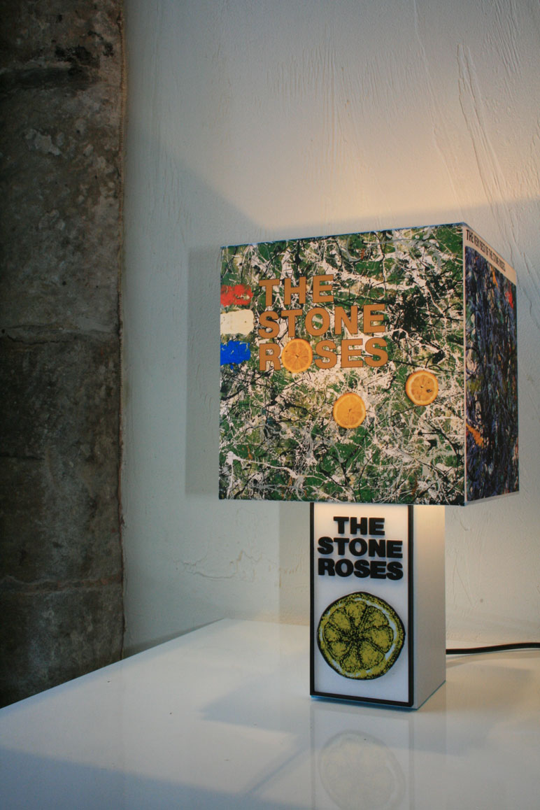 Handmade ‘The Stone Roses Lemon Lamp + Album or Single Artwork ...