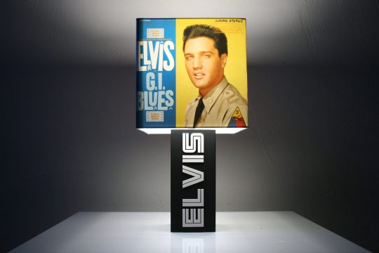 Handmade ‘Elvis Presley’ Lamp & Album Cover Shade | The Records Ticking