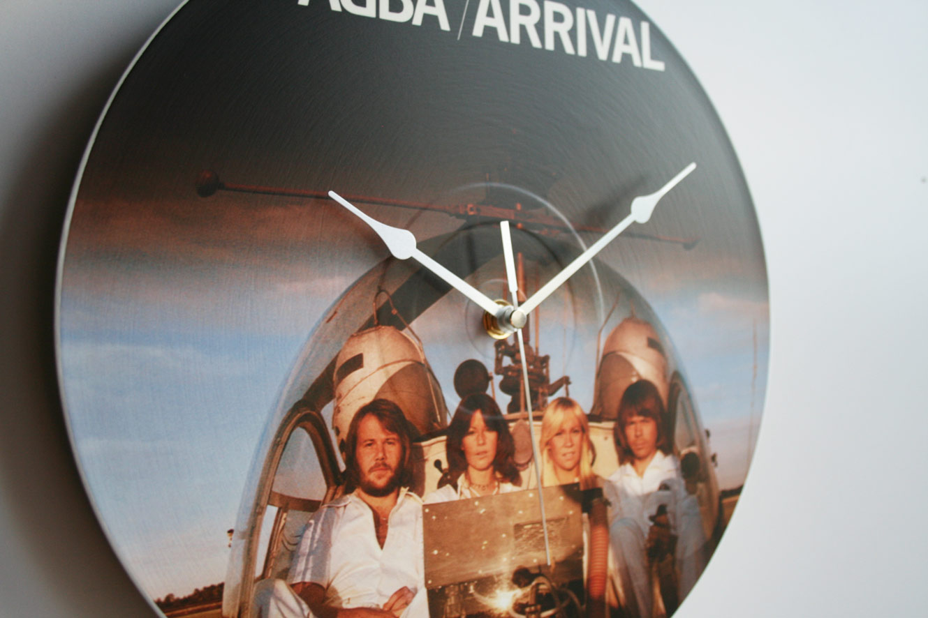 ABBA – Arrival (1976) – 12″ Vinyl Record Wall Clock | The Records Ticking