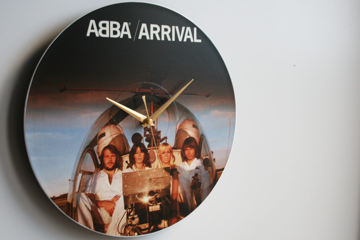 ABBA – Arrival (1976) – 12″ Vinyl Record Wall Clock | The Records Ticking