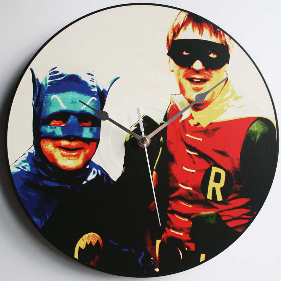 ‘Del & Rodney – Batman & Robin’ – 12″ Vinyl Record Wall Clock | The ...