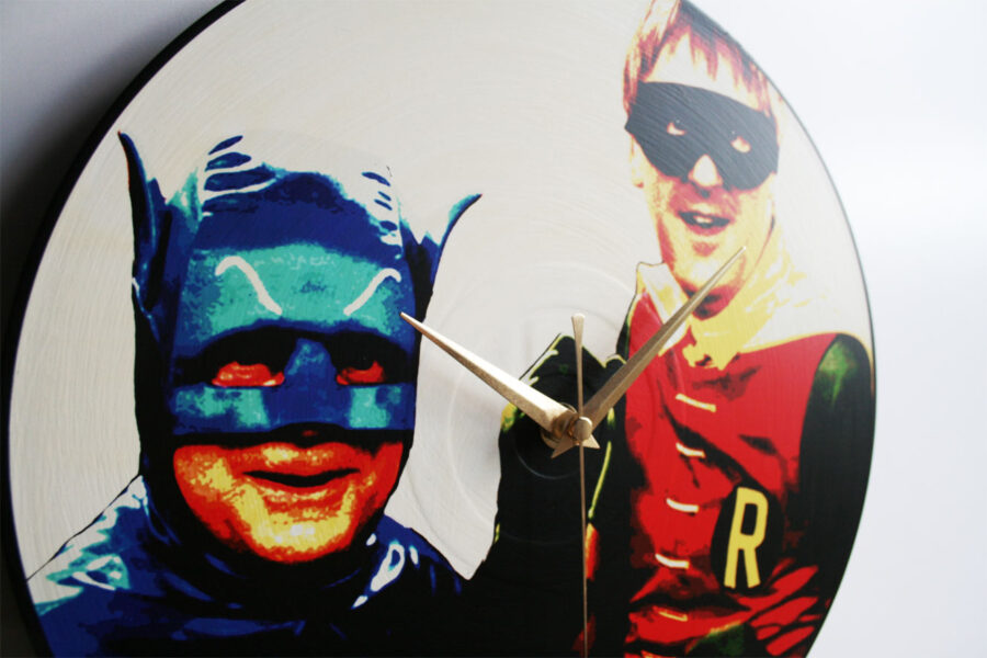 ‘Del & Rodney – Batman & Robin’ – 12″ Vinyl Record Wall Clock | The ...