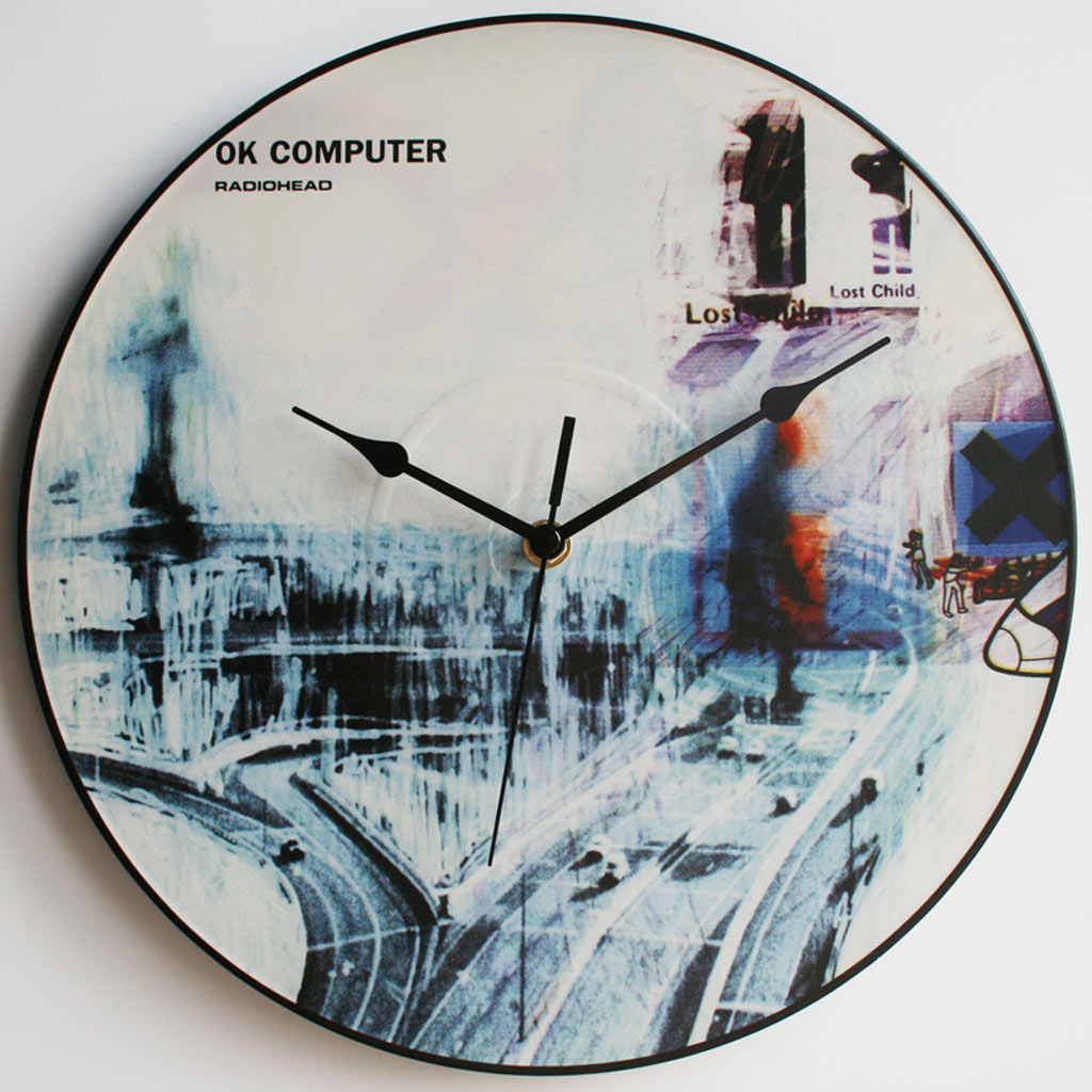 Radiohead – OK Computer (1997) – 12″ Vinyl Record Wall Clock | The ...