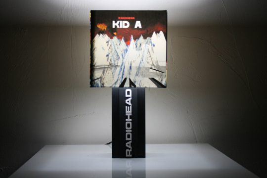 Handmade ‘Radiohead’ Lamp + Album Cover Shade | The Records Ticking
