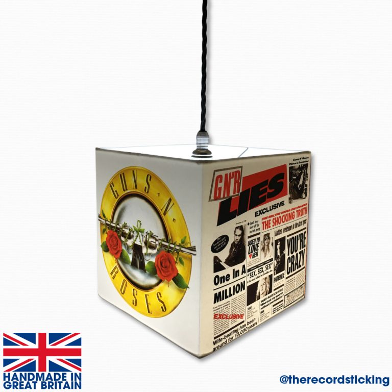 Handmade ‘Erasure’ Lamp + Album Cover Shade | The Records Ticking