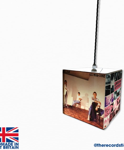 Handmade ‘Erasure’ Lamp + Album Cover Shade | The Records Ticking