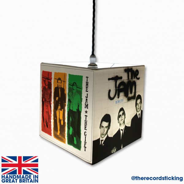 Handmade ‘Erasure’ Lamp + Album Cover Shade | The Records Ticking