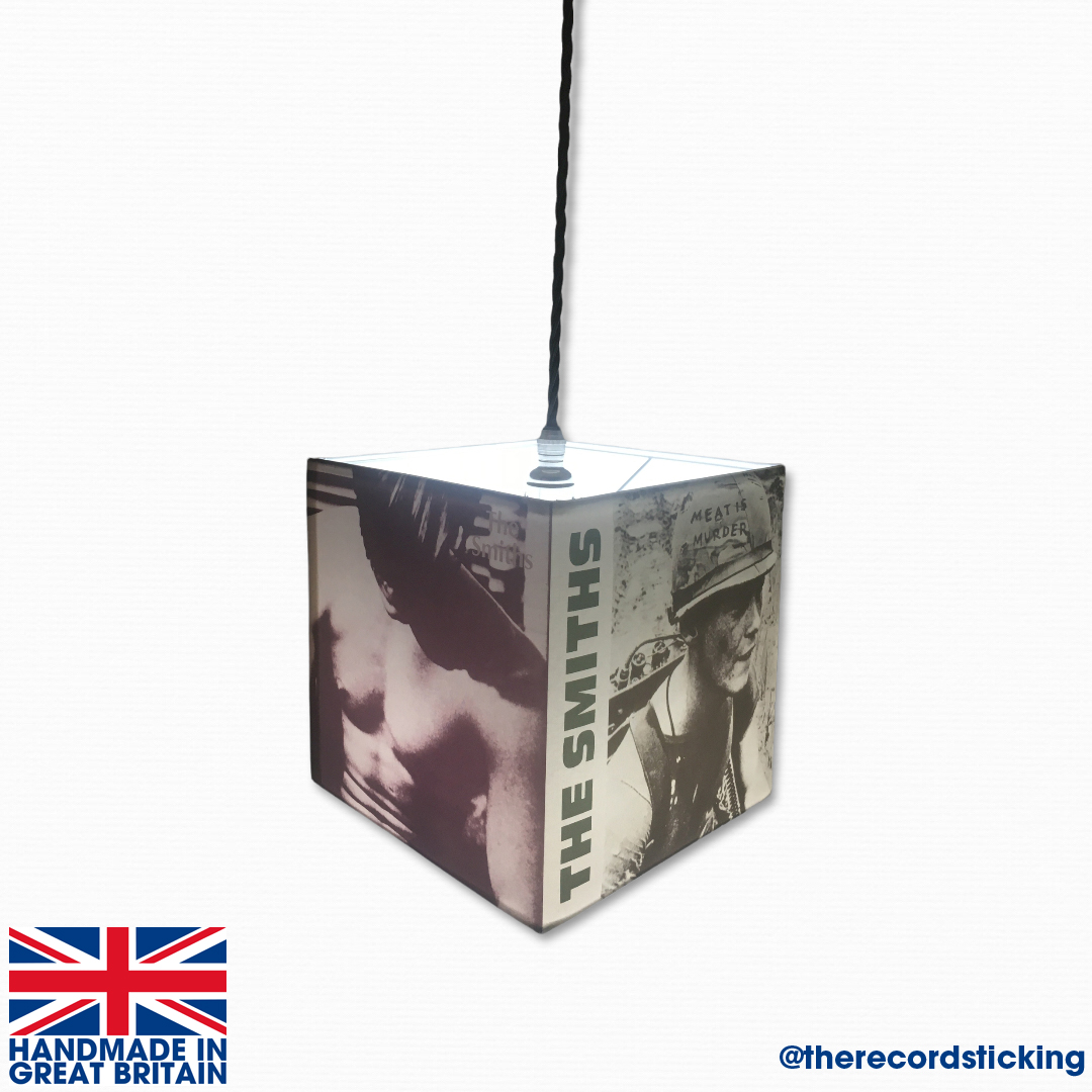 Handmade ‘Erasure’ Lamp + Album Cover Shade | The Records Ticking