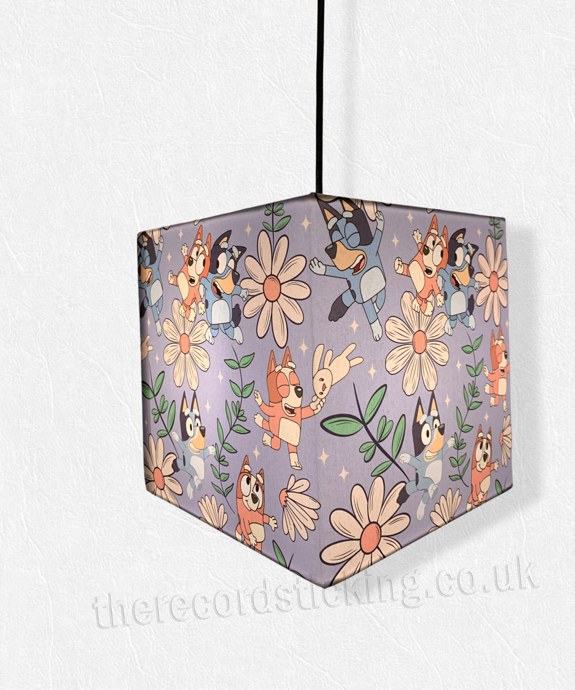 Handmade ‘Bluey’ Ceiling or Table Lamp Shade | The Records Ticking