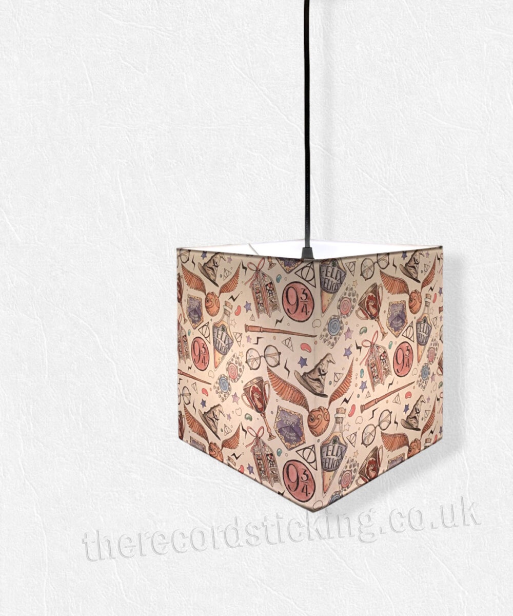 Handmade ‘Harry Potter’ Ceiling or Table Lamp Shade | The Records Ticking